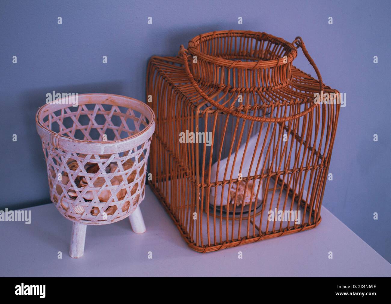 Wicker cage hi-res stock photography and images - Alamy