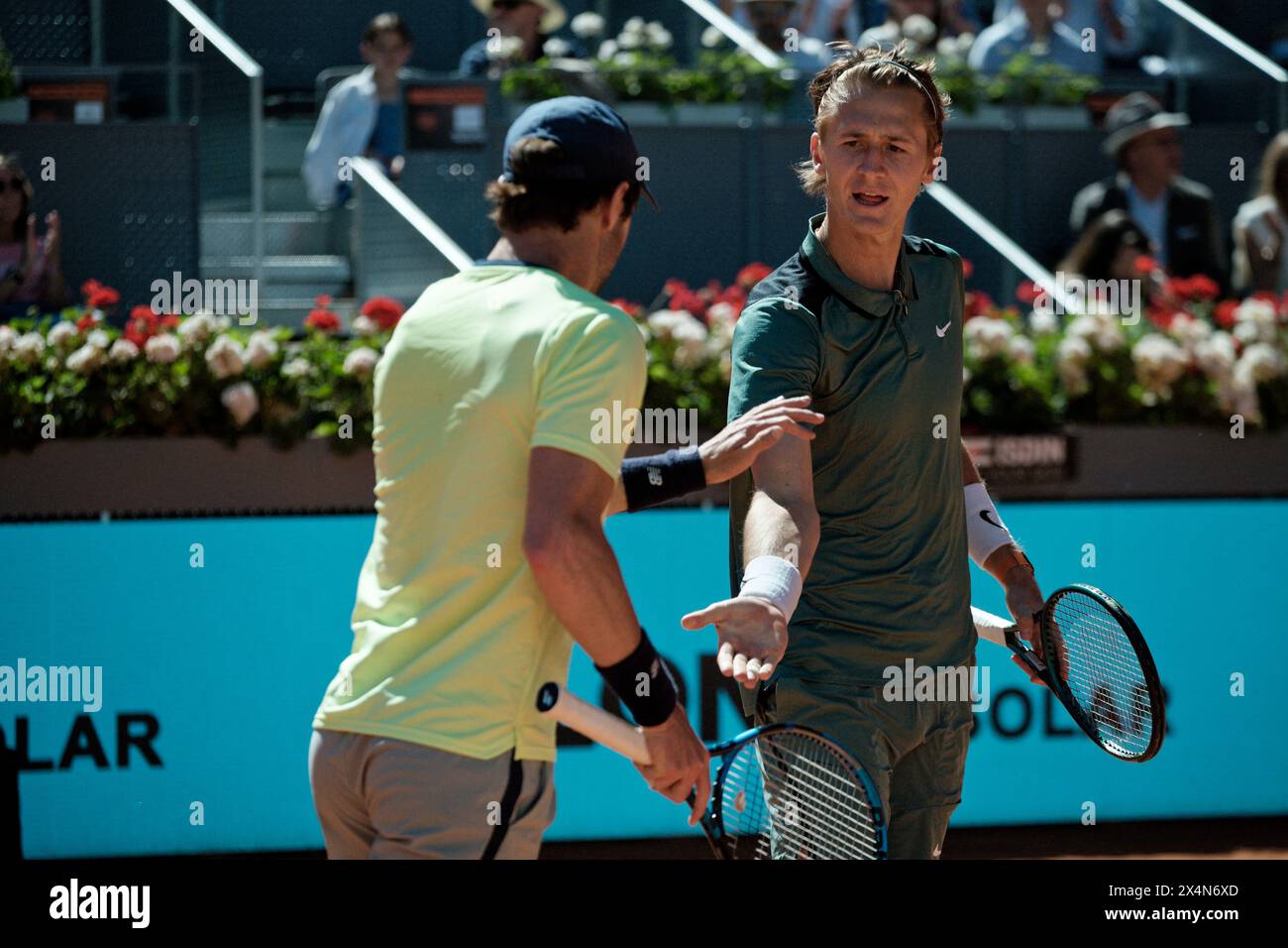 Madrid, Spain. 04th May, 2024. Mutua Madrid Open tennis, ATP, Men's ...