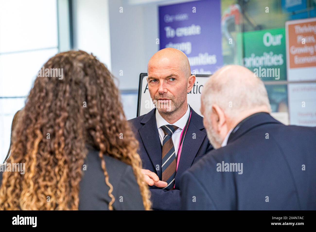Police area returning officer hi-res stock photography and images - Alamy