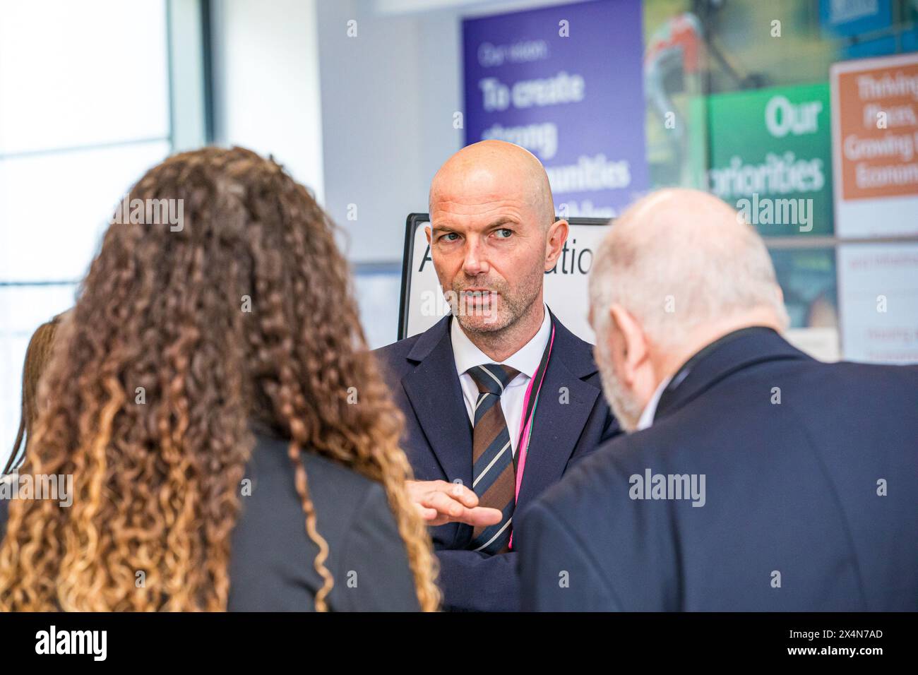 Police area returning officer hi-res stock photography and images - Alamy