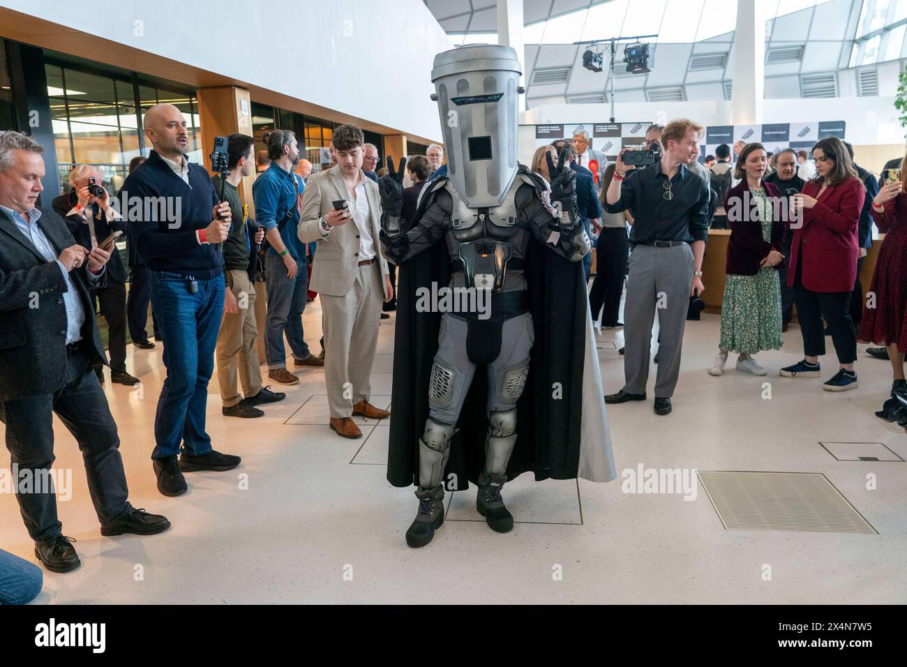 Mayor of London election candidate Count Binface at City Hall, London ...