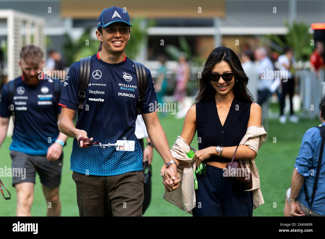 Miami Gardens, United States. 04th May, 2024. Thai Formula One driver ...