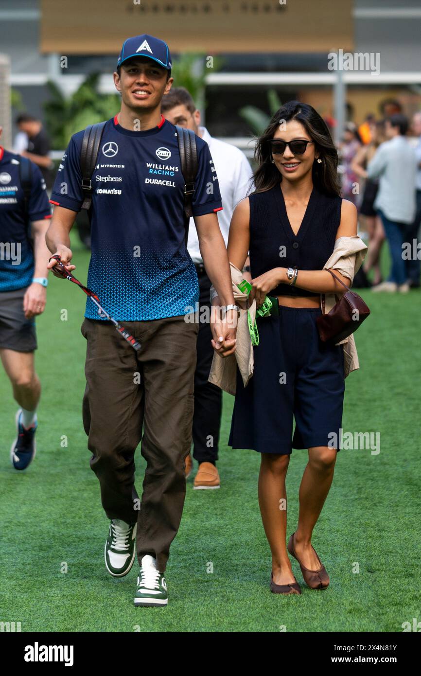 Miami Gardens, United States. 04th May, 2024. Thai Formula One driver ...