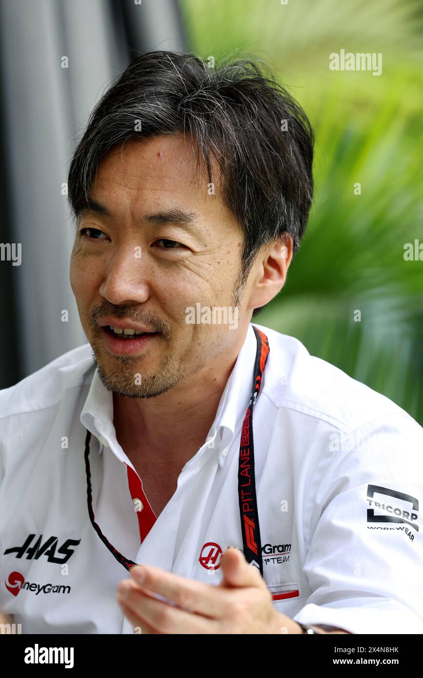 Miami, USA. 04th May, 2024. Ayao Komatsu (JPN) Haas F1 Team Principal. 04.05.2024. Formula 1 ...