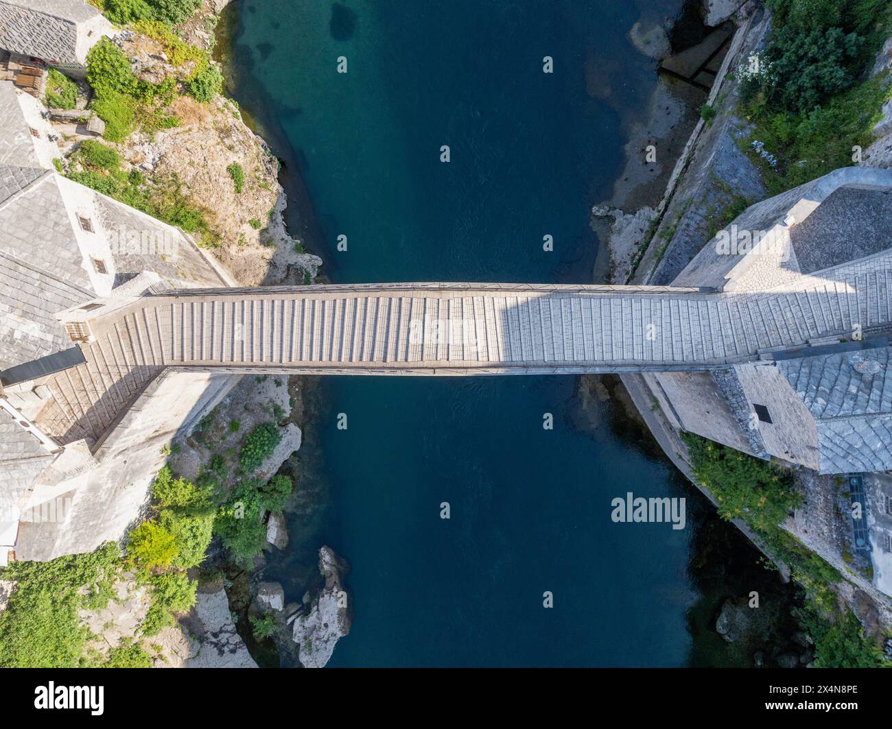 The Old Bridge, Mostar, Bosnia-Herzegovina. The reconstructed Old ...