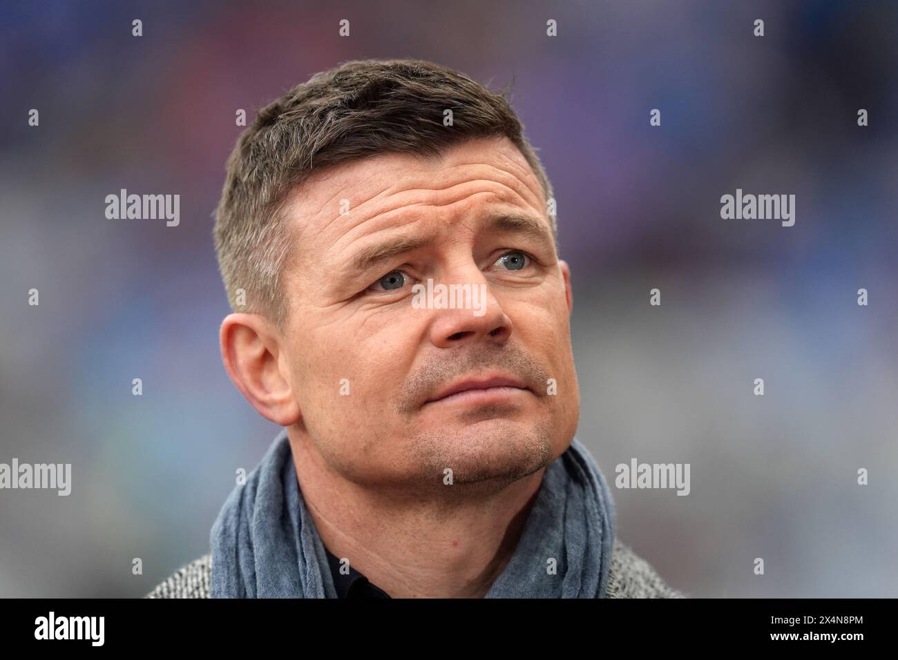 Former Leinster Rugby player Brian O'Driscoll before the Investec ...