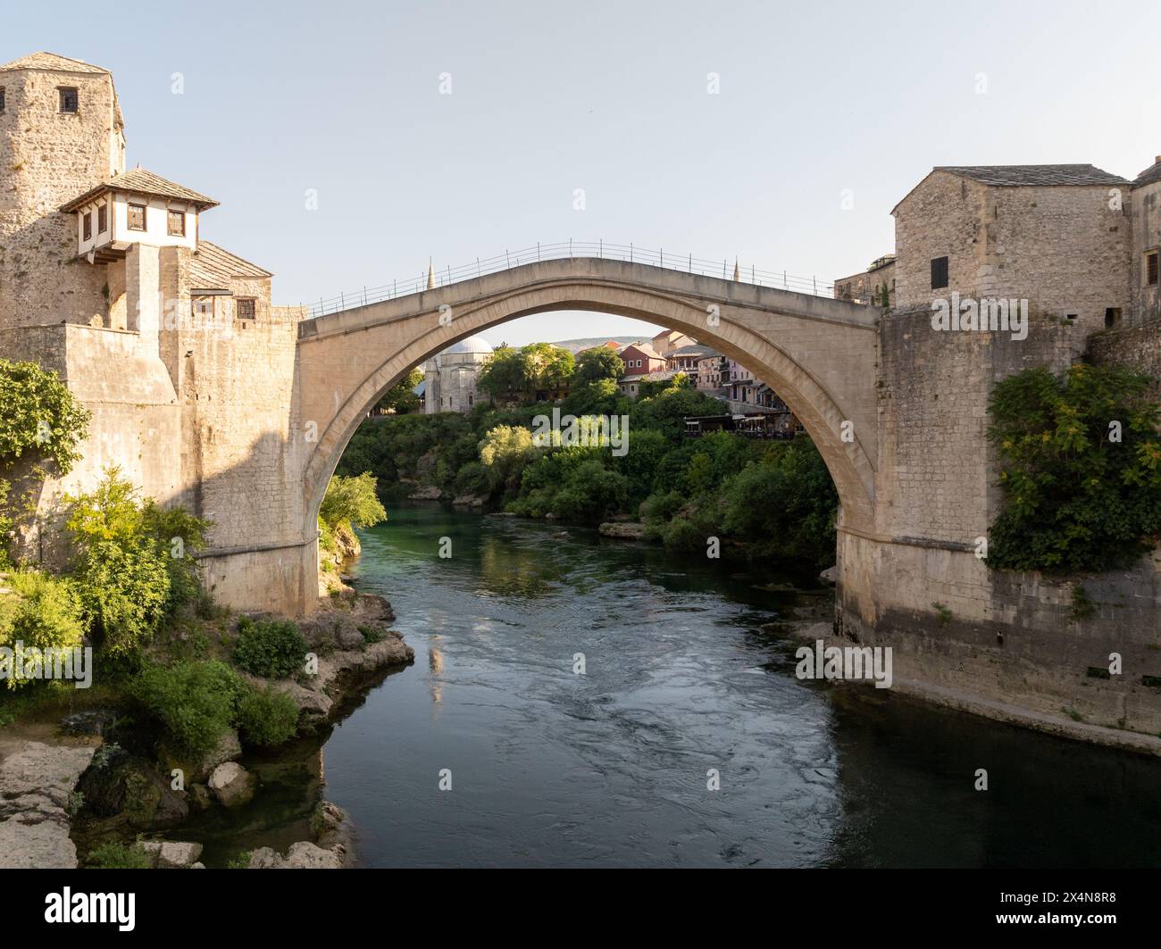 The Old Bridge, Mostar, Bosnia-Herzegovina. The reconstructed Old ...