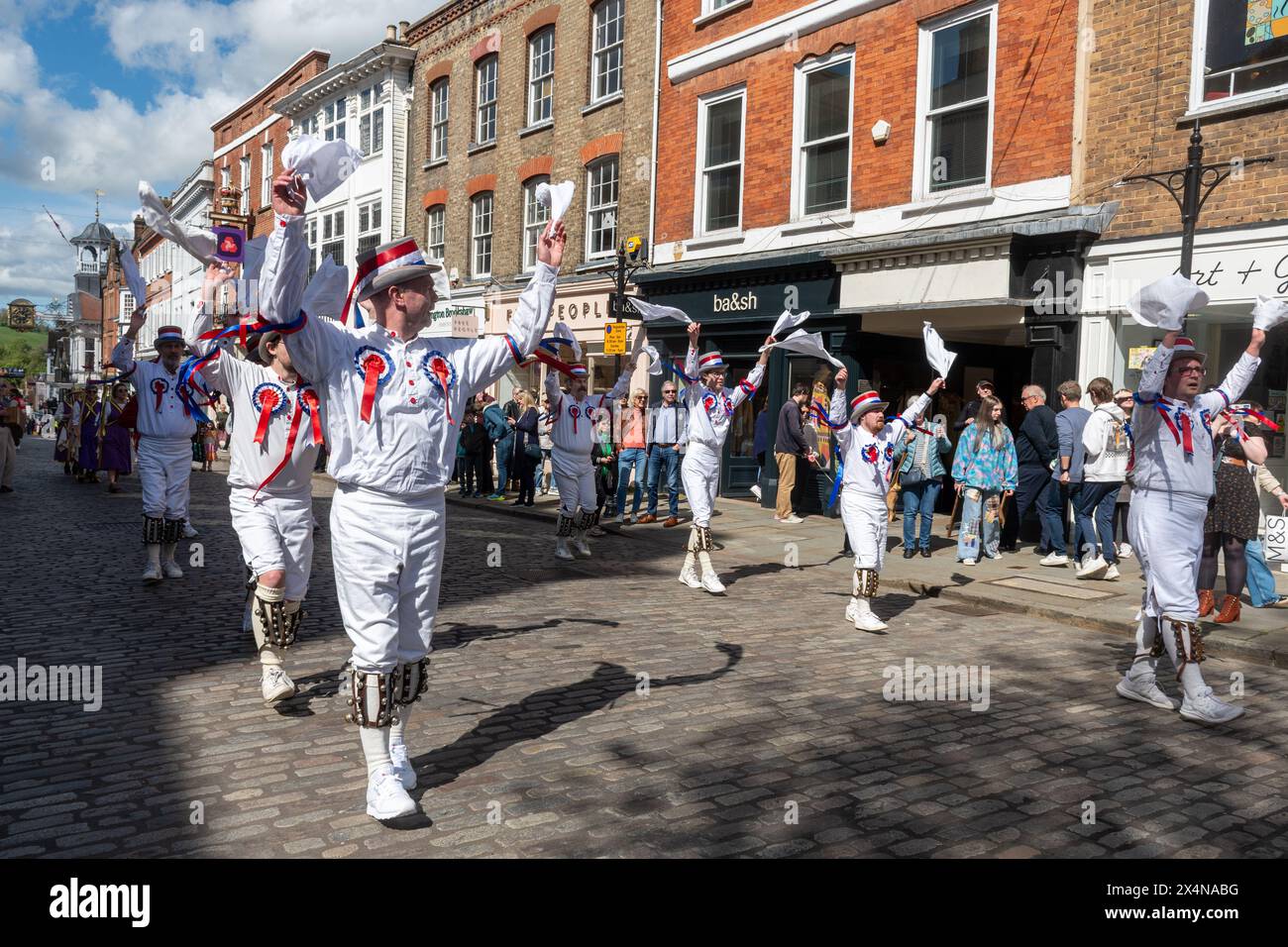 Pilgrim morris dance team hi-res stock photography and images - Alamy