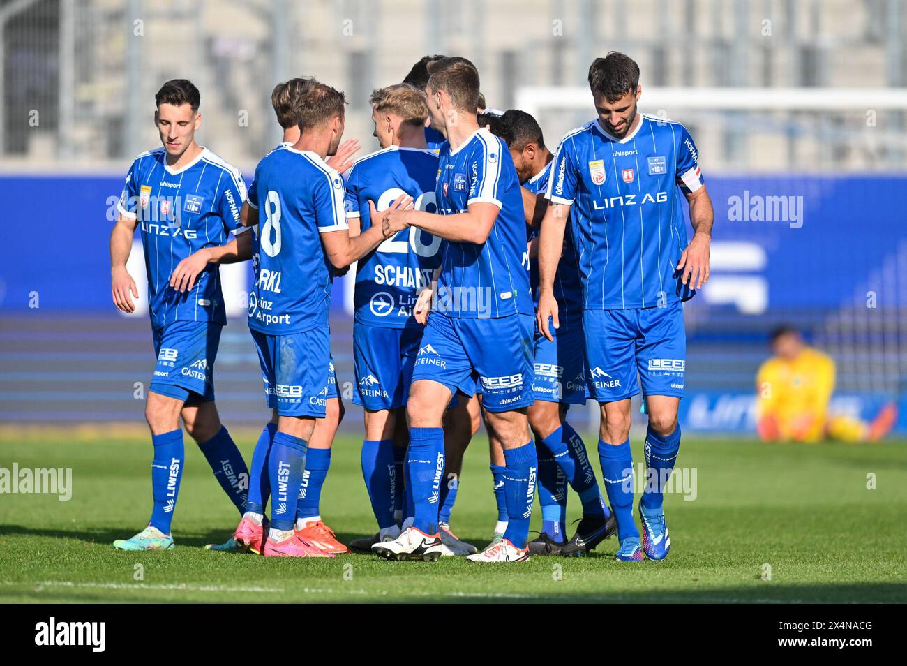 04.05.2024, Hofmann Personal Stadion Linz, AUT, Admiral Bundesliga, FC ...