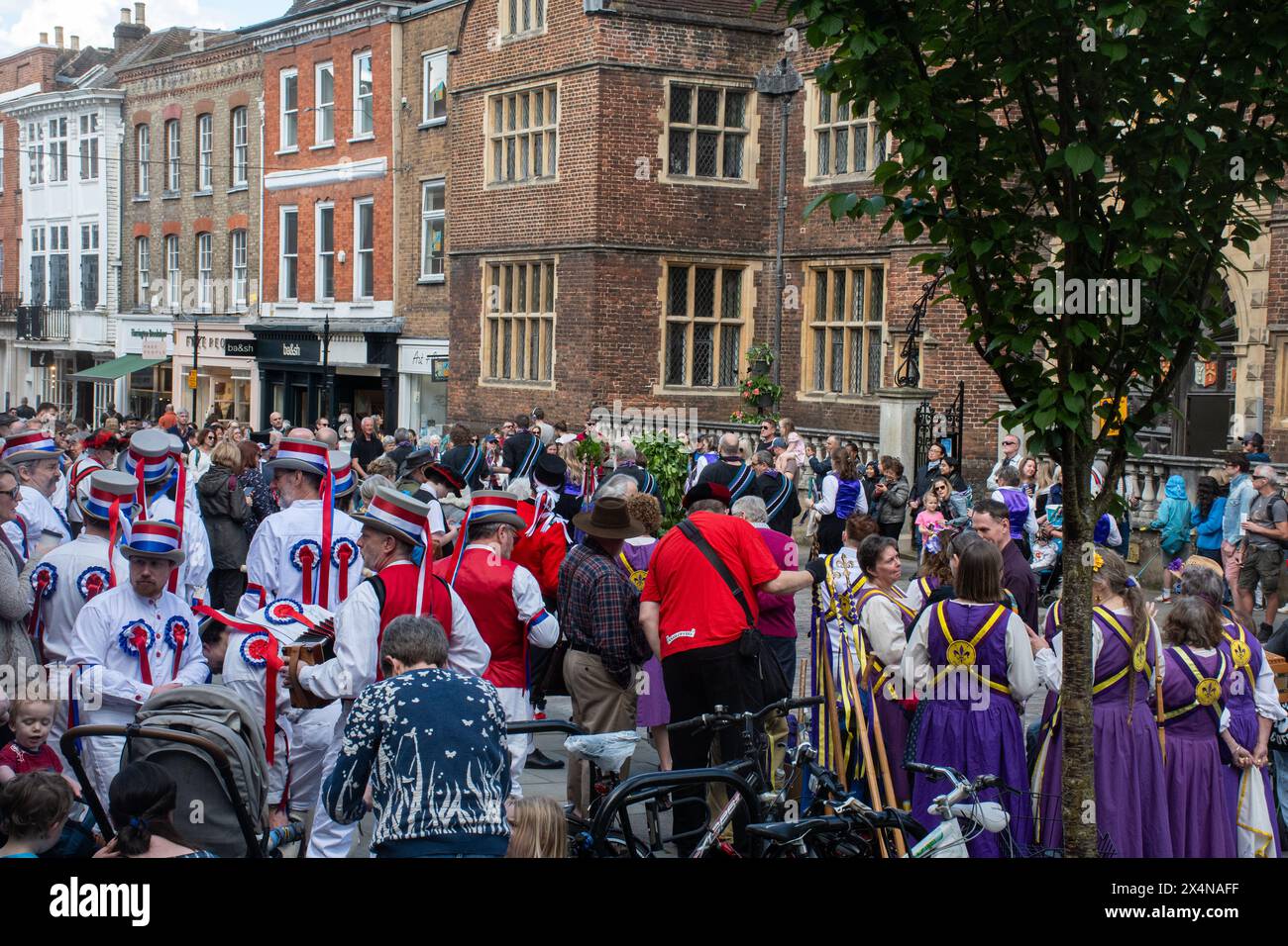 May 4th 2024. The Guildford Summerpole Festival took place in the town ...