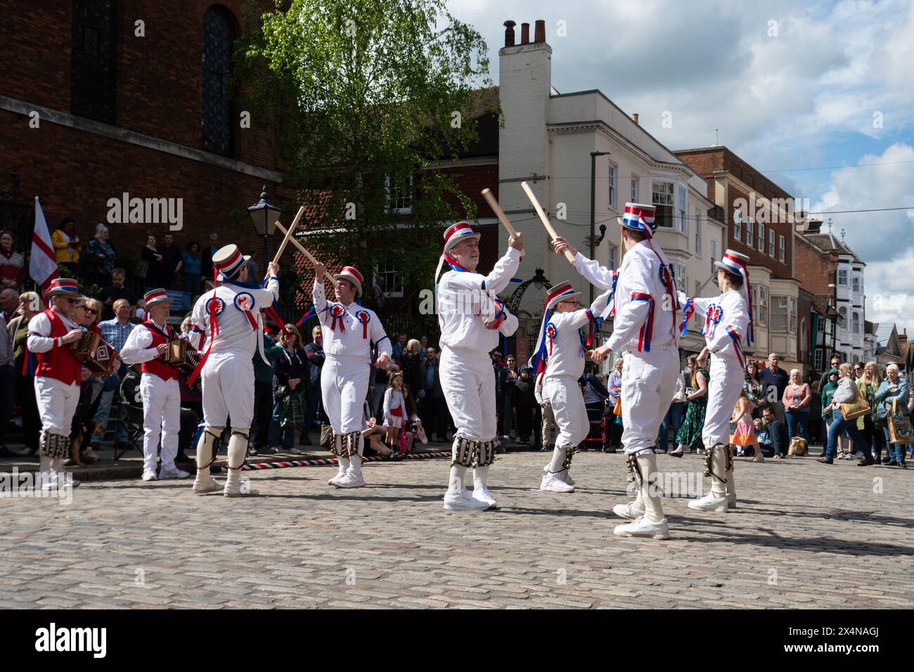 May 4th 2024. The Guildford Summerpole Festival took place in the town ...