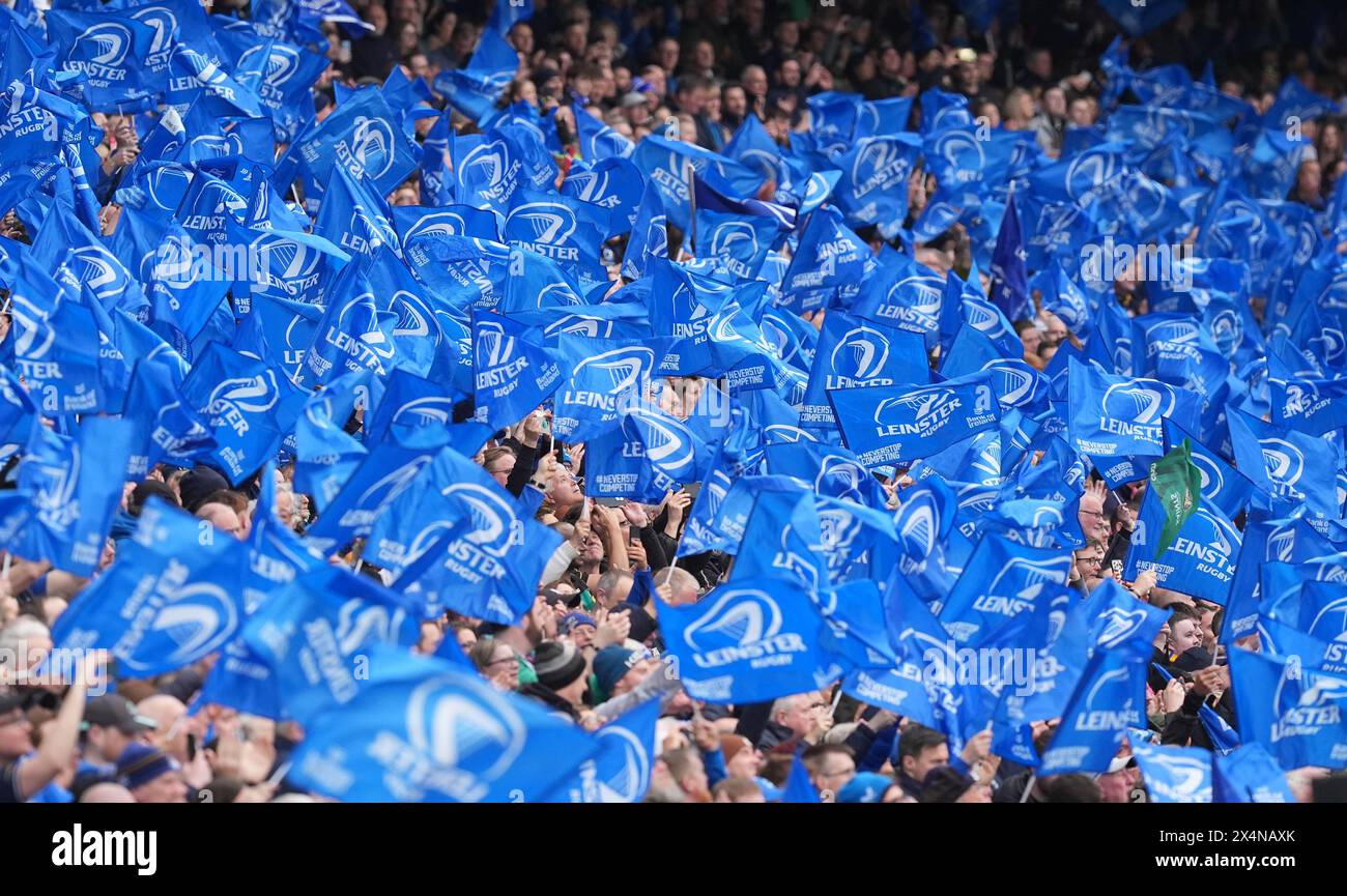 Leinster Rugby supporters before the Investec Champions Cup semi-final ...