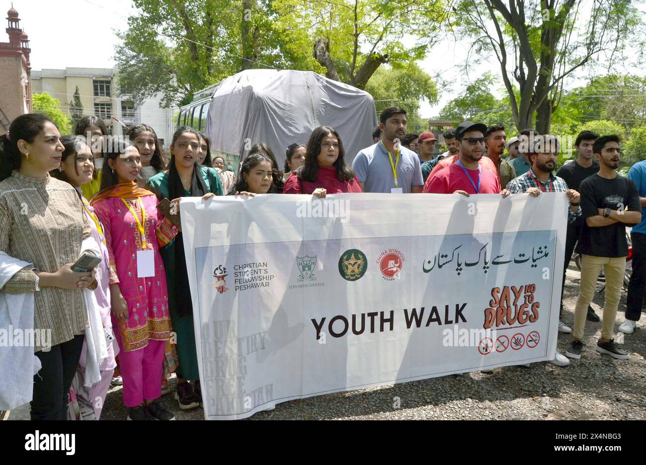 Students and participants are holding awareness youth walk against ...