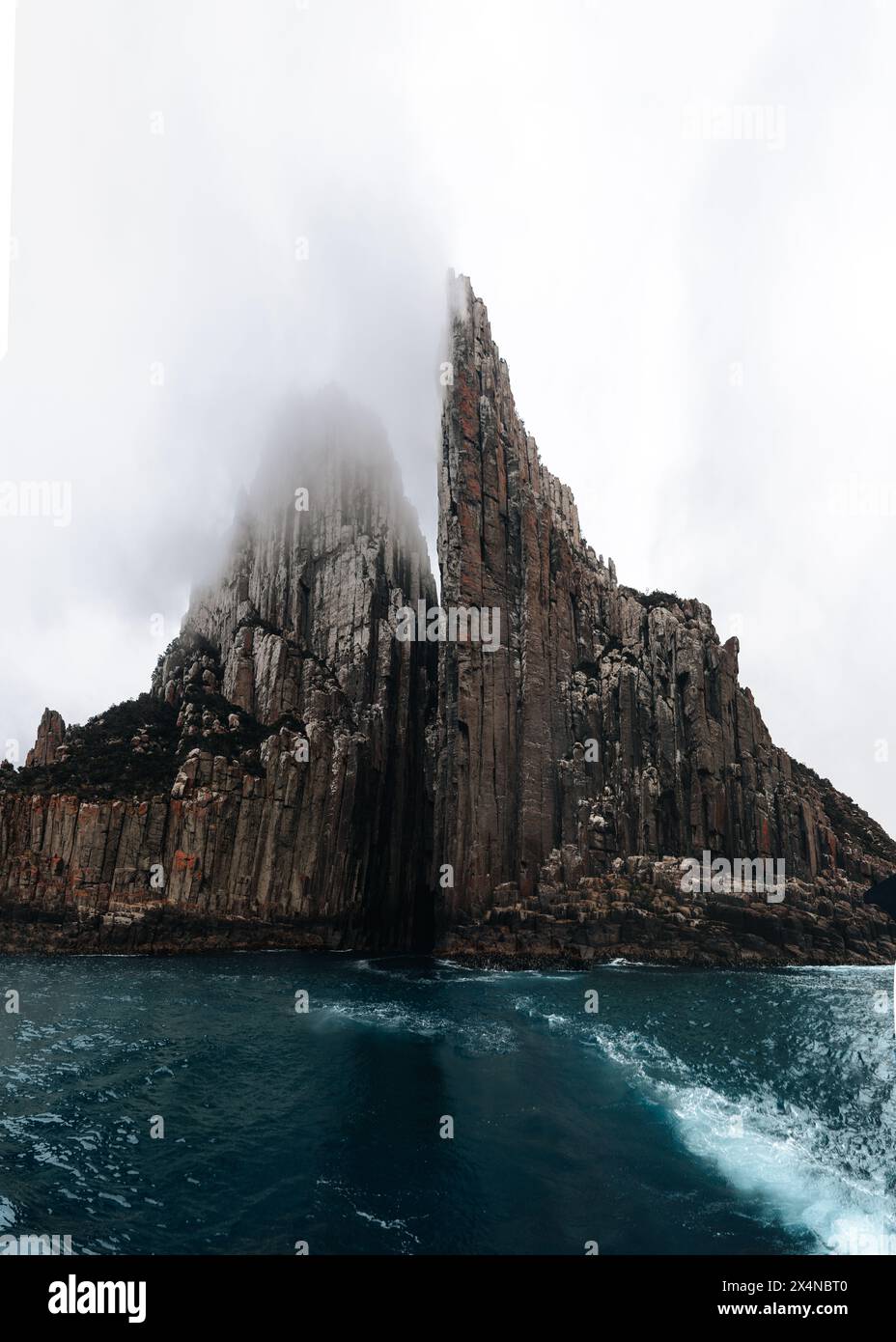 Cape Pillar Cliffs at Tasman national park in Tasmania, Australia Stock ...