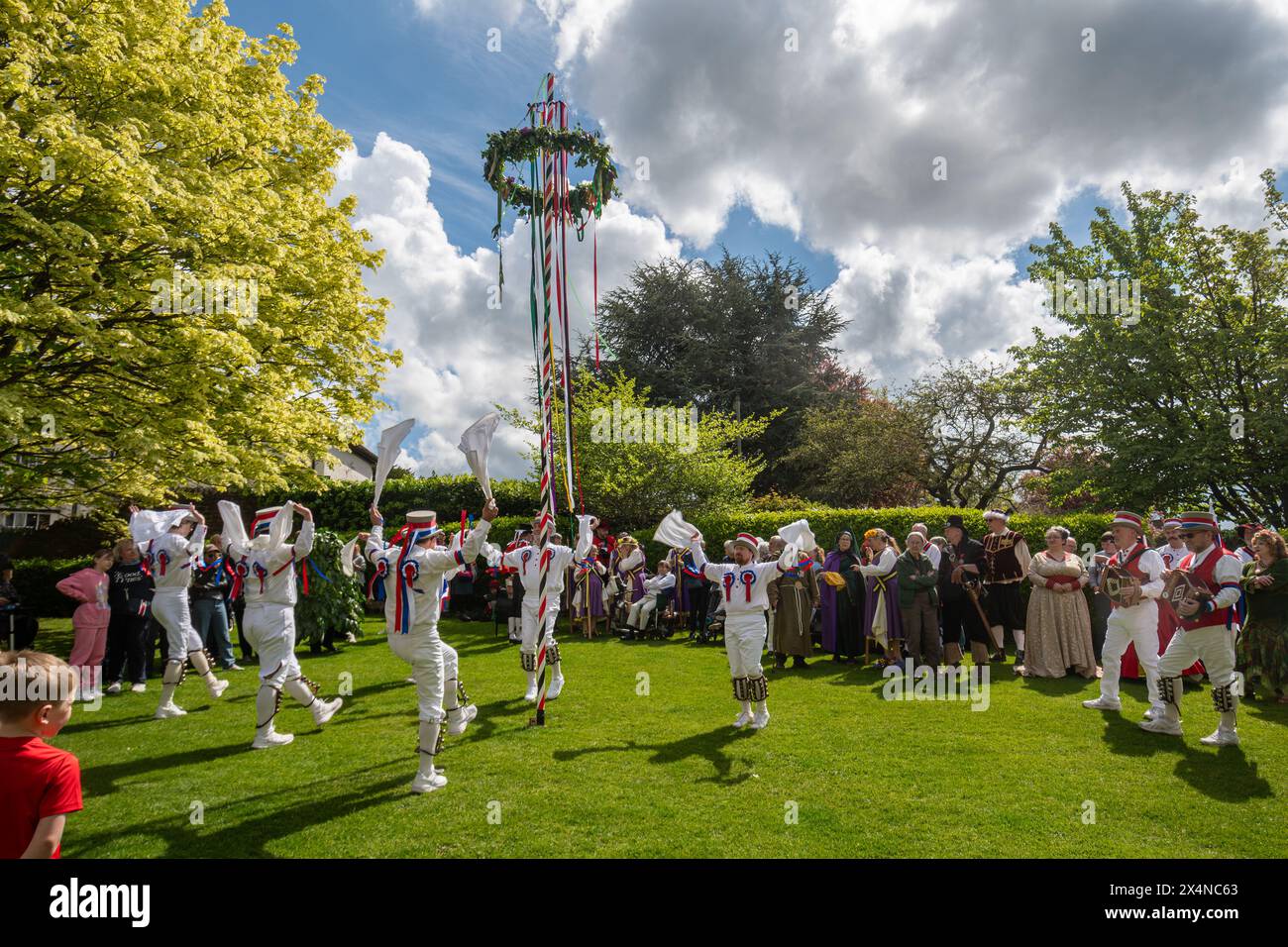 Dancing round the summerpole hi-res stock photography and images - Alamy
