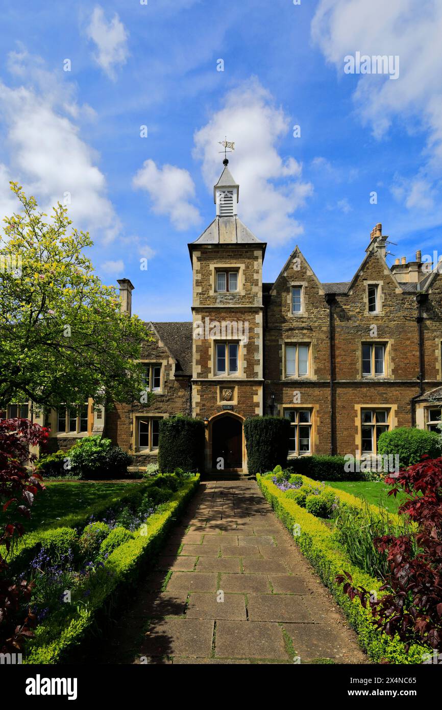View of the Oakham School building, Oakham town, Rutland County ...