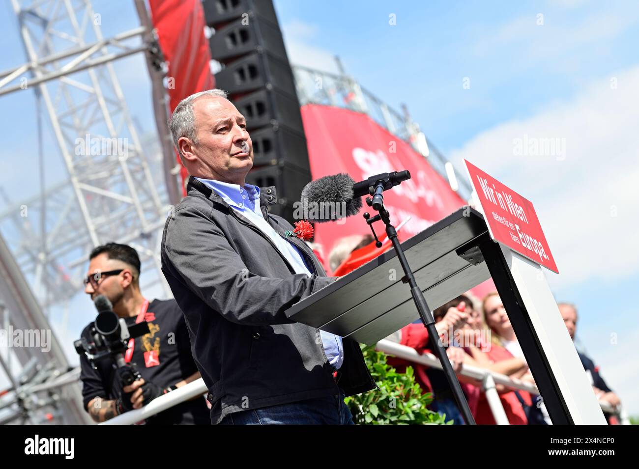 Vienna, Austria. 01st May, 2024. May Day march of the SPÖ Vienna ...