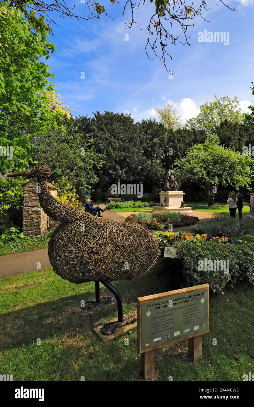 The first memorial statue to Queen Elizabeth II in the Library Gardens ... The first memorial statue to Queen Elizabeth II in the Library Gardens ...