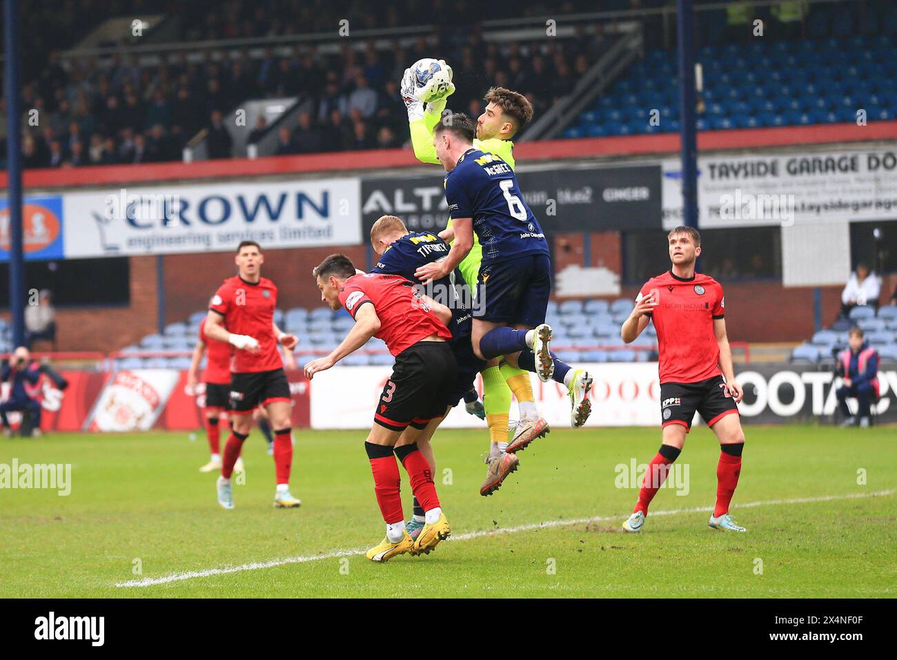 Dens Park, Dundee, UK. 4th May, 2024. Scottish Premiership Football ...