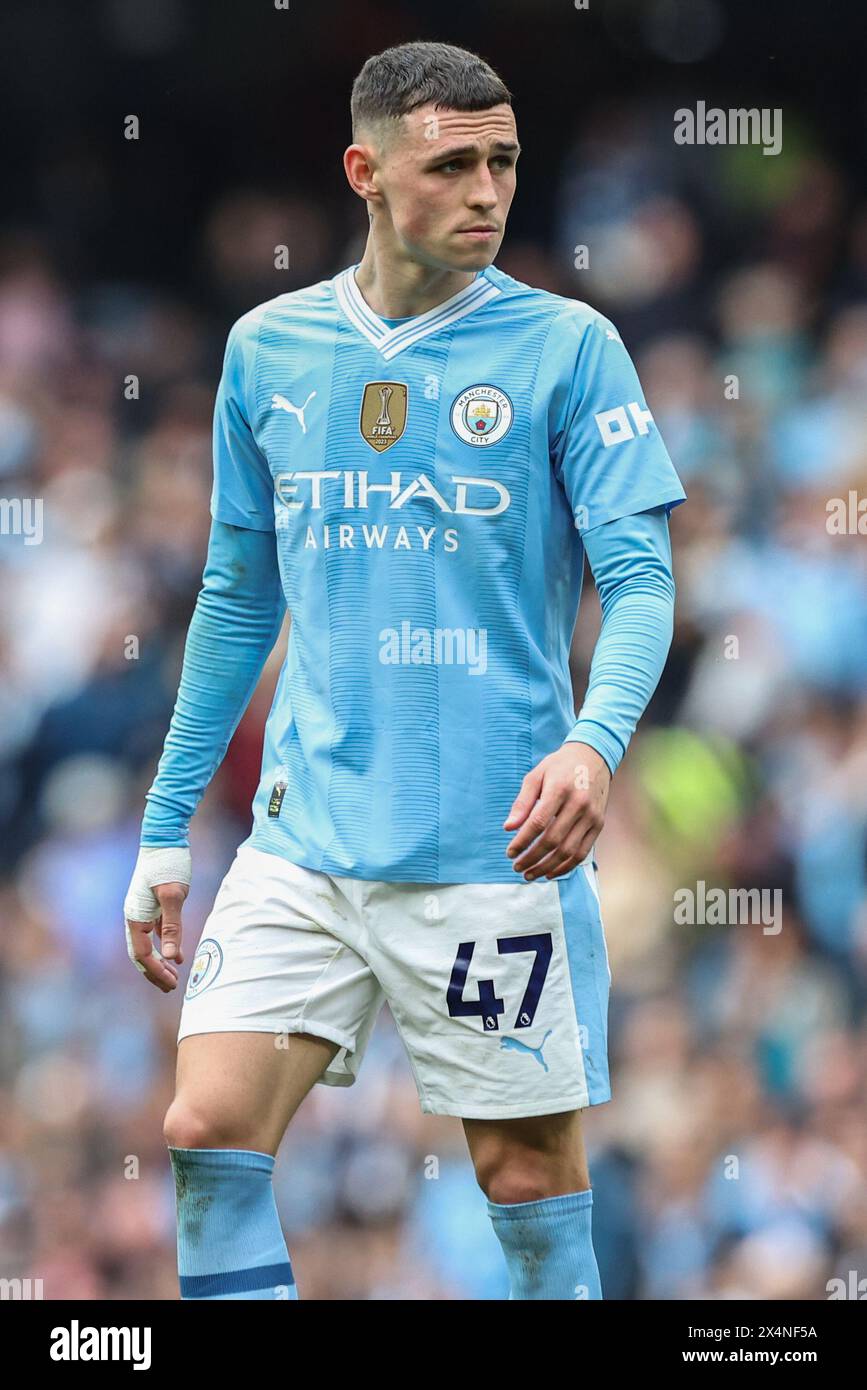 Phil Foden of Manchester City during the Premier League match ...