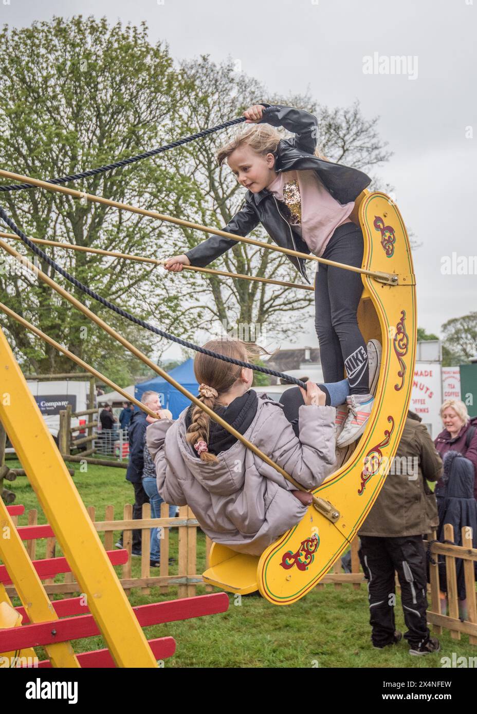 Long Preston May Day celebrations May4th, 2024.There was a fairground ...