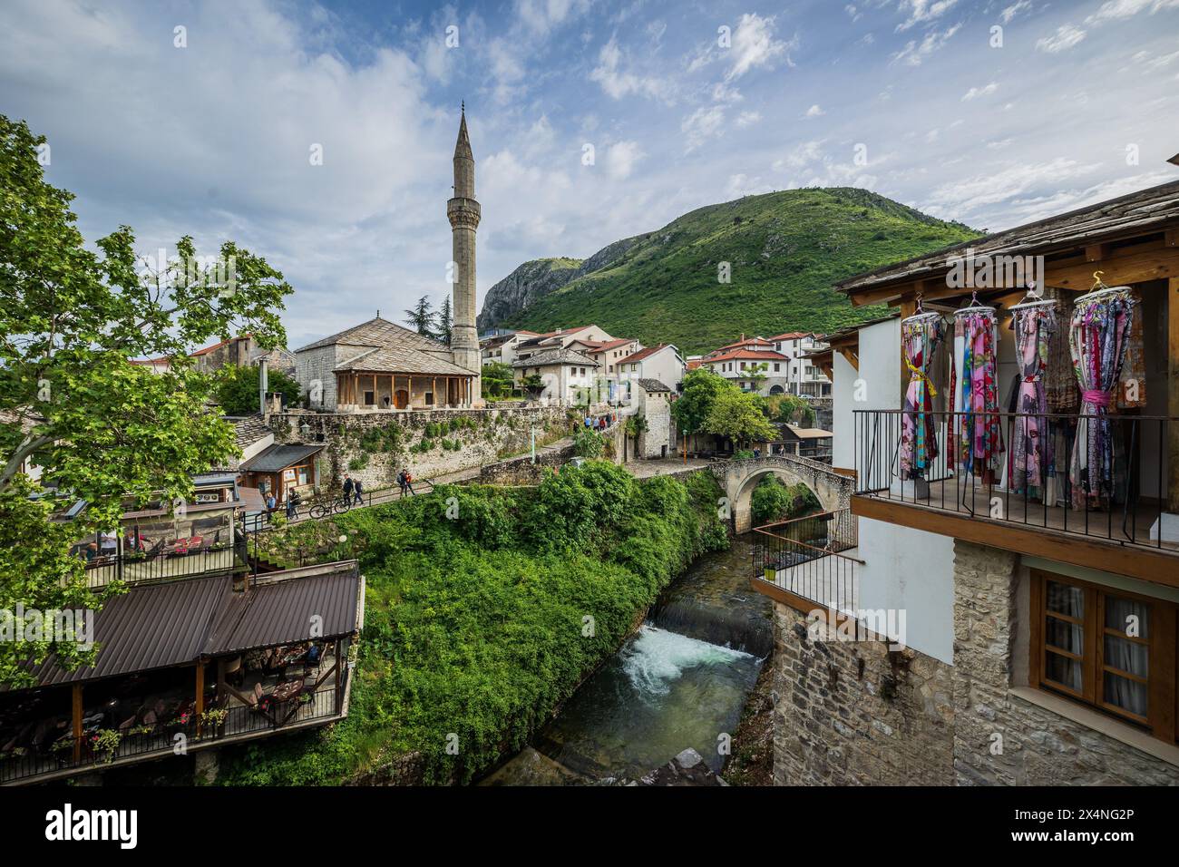 Mostar, Bosnia And Herzegovina. 04th May, 2024. After the afternoon ...