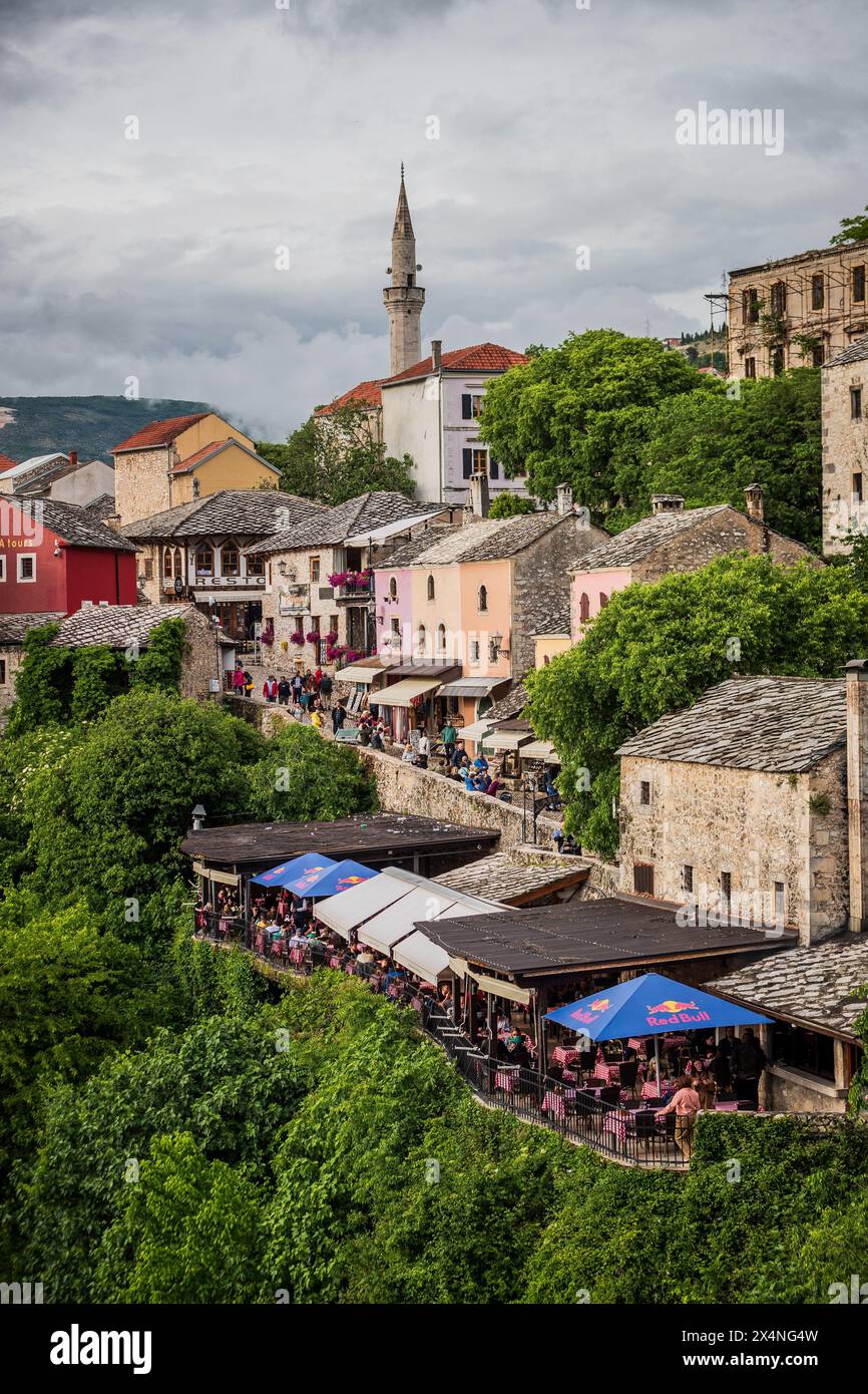 Mostar, Bosnia And Herzegovina. 04th May, 2024. After the afternoon ...