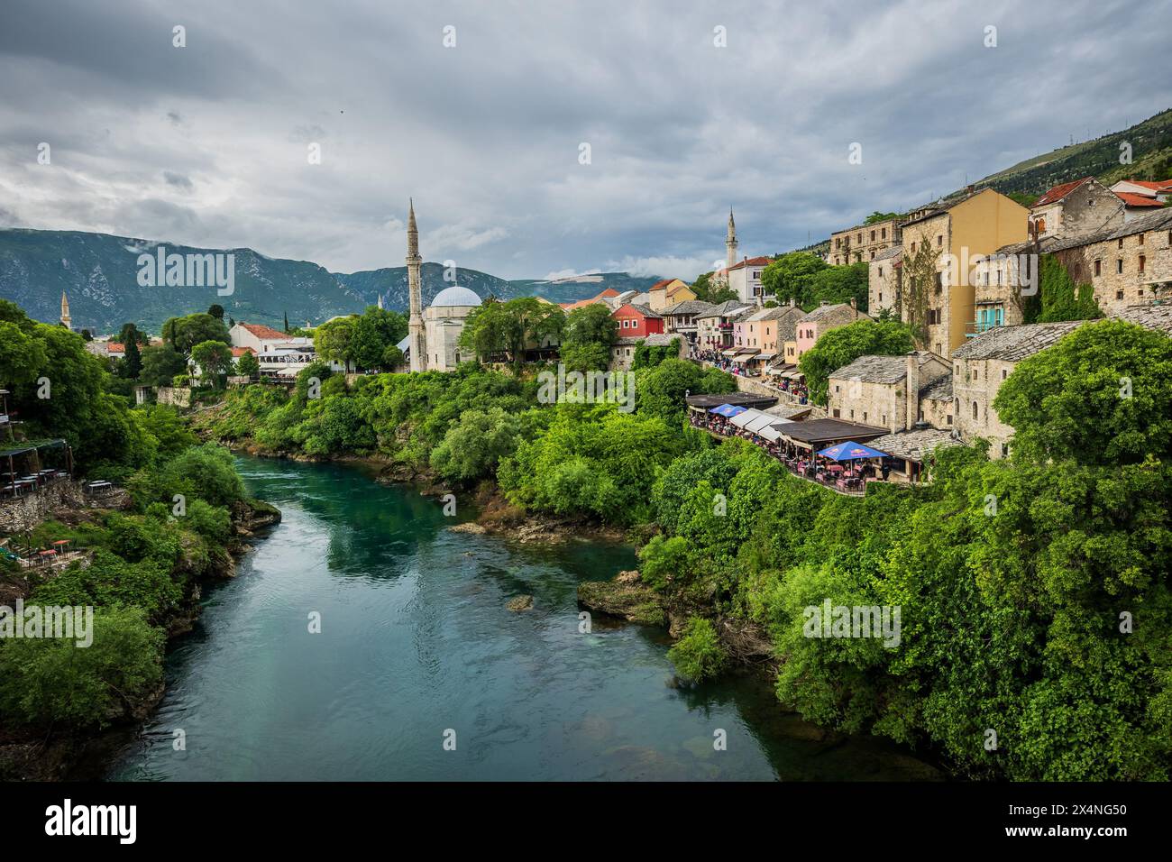 Mostar, Bosnia And Herzegovina. 04th May, 2024. After the afternoon ...