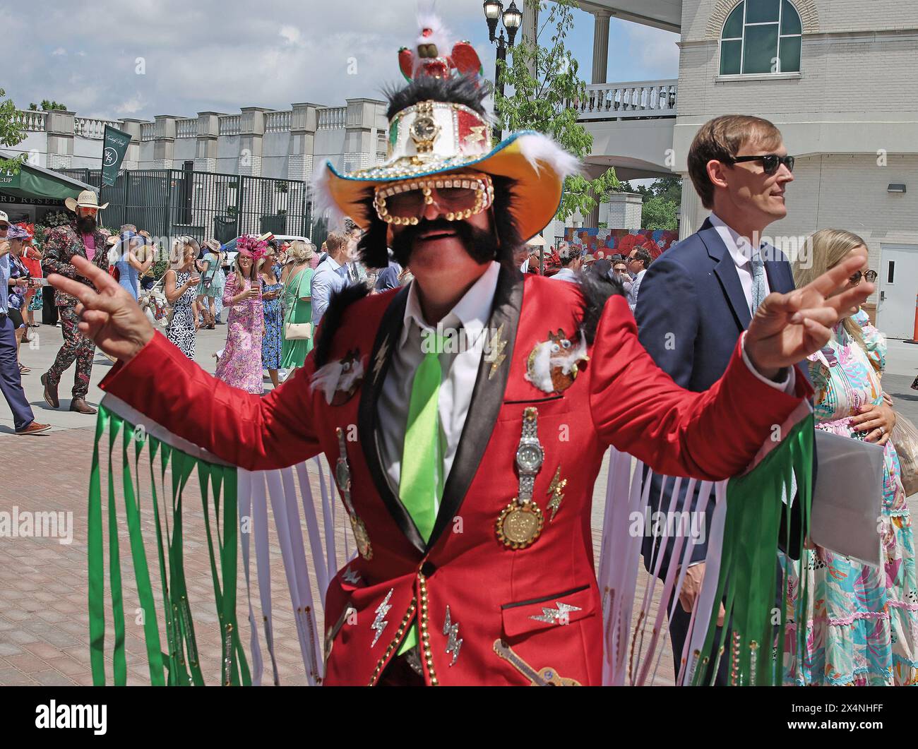 Louisville, United States. 04th May, 2024. "The Mexican Elvis" attends ...
