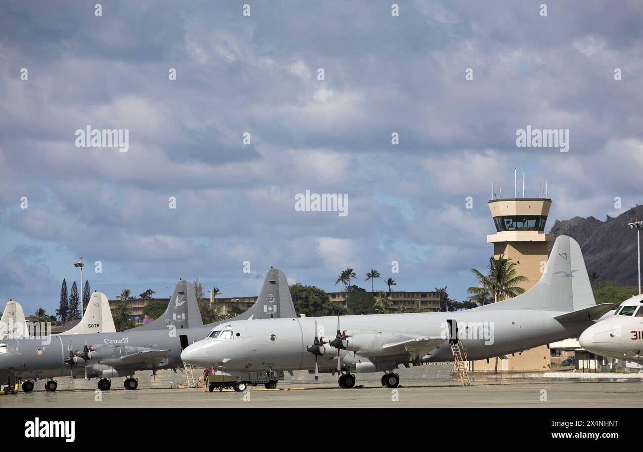 Seefernaufklärer vom Typ Lockheed P3 Orion auf der Marine Corps Air ...