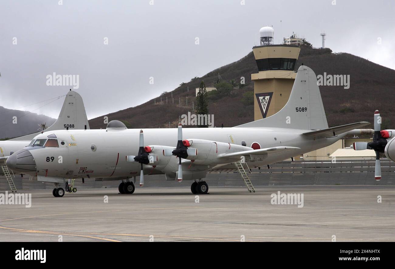 Seefernaufklärer vom Typ Lockheed P3 Orion der Japan Maritime Self ...