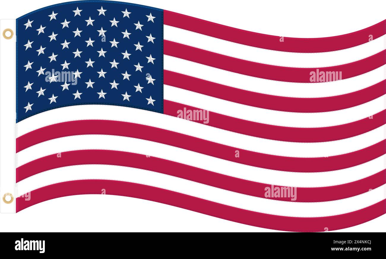 Waving American USA Flag With Real Proportions And Colors Embroidered waving-american-usa-flag-with-real-proportions-and-colors-embroidered