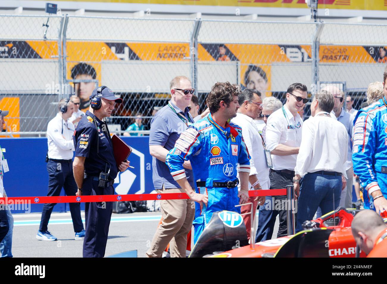 Miami, Florida, USA. 4th May, 2024. 1 Oracle Red Bull Racing engineer ...