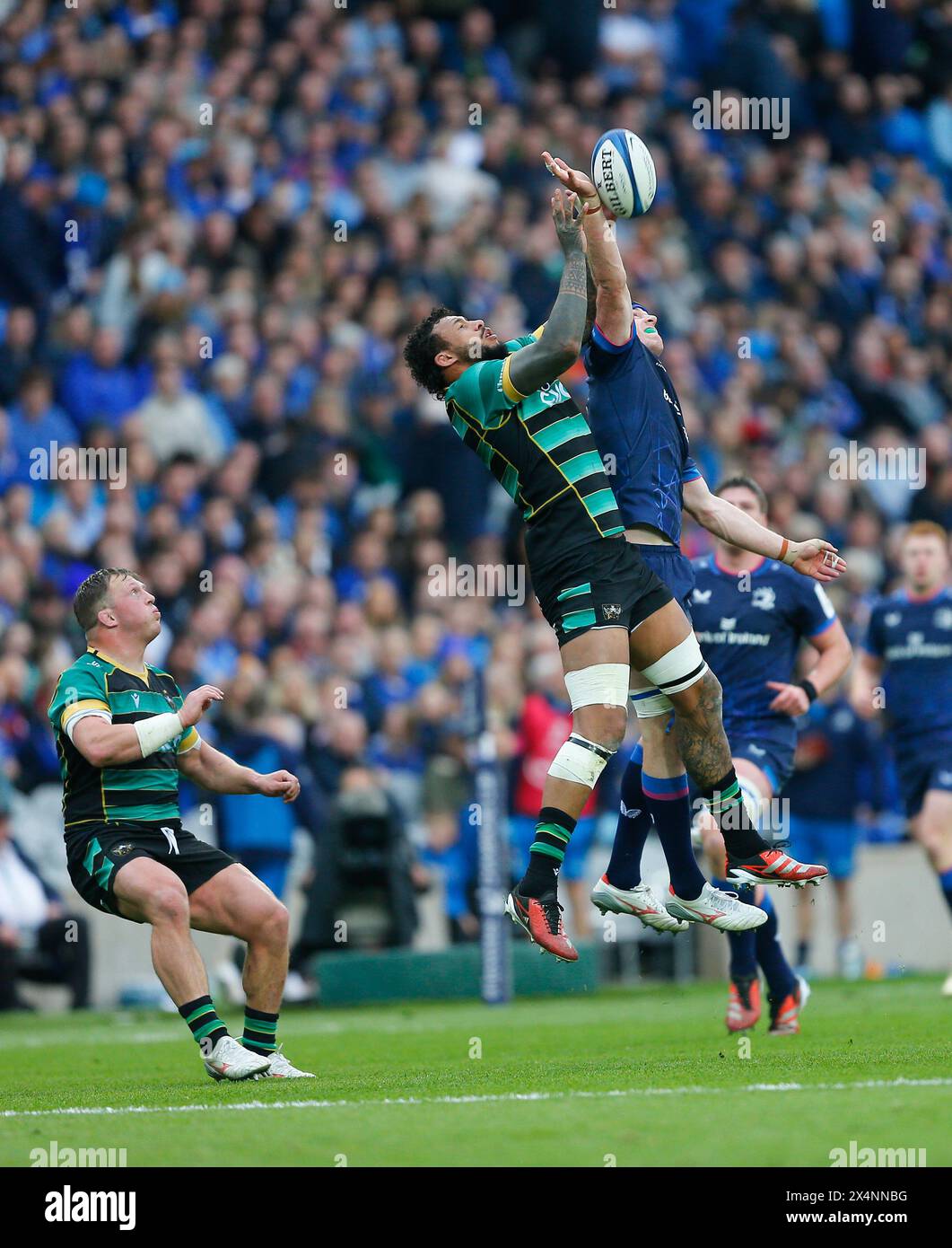 Croke Park, Dublin, Ireland. 4th May, 2024. Investec Champions Cup ...