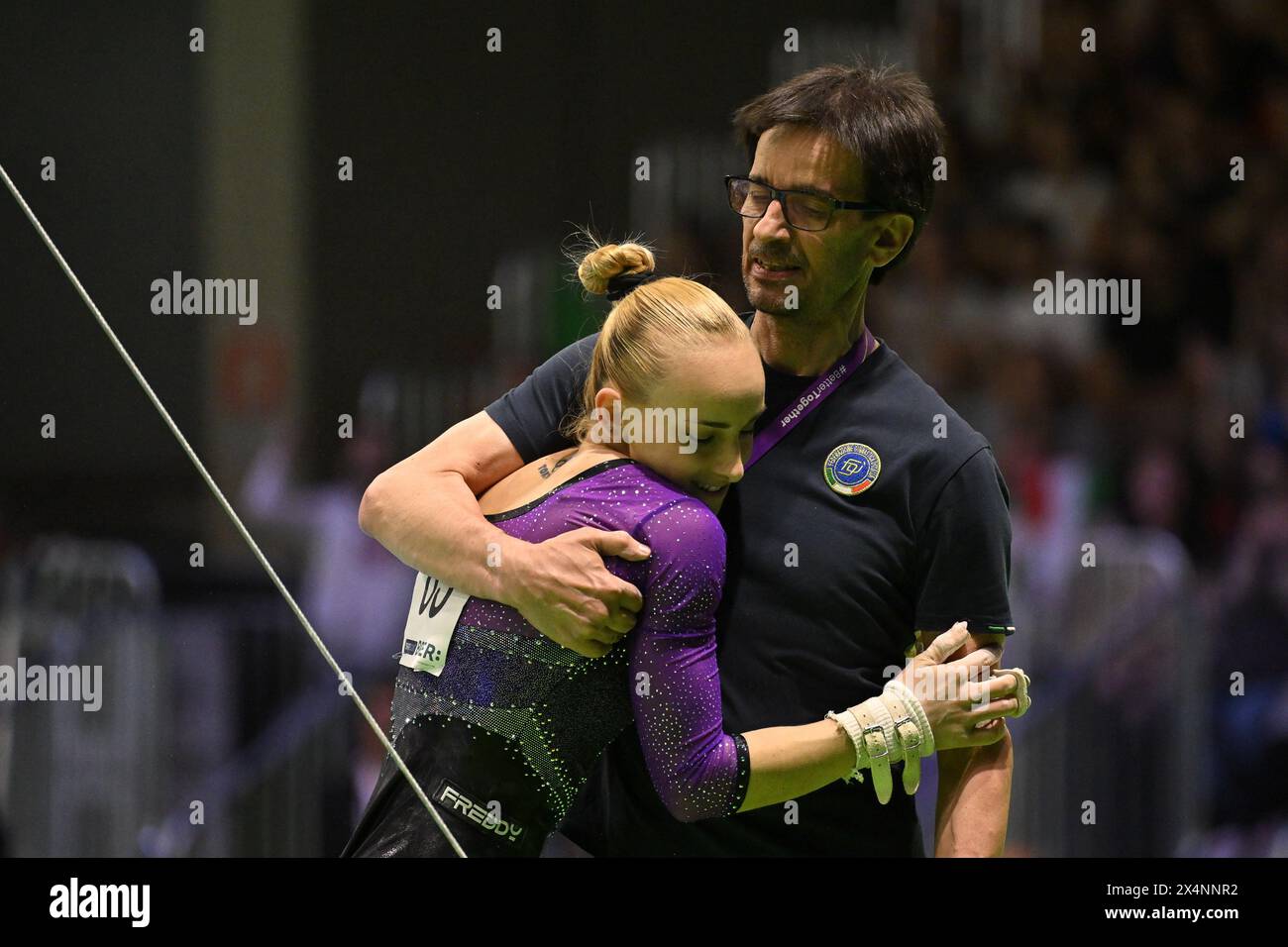 Rimini, Italy. 04th May, 2024. Alice D'Amato (ITA) Gold Uneven Bars ...