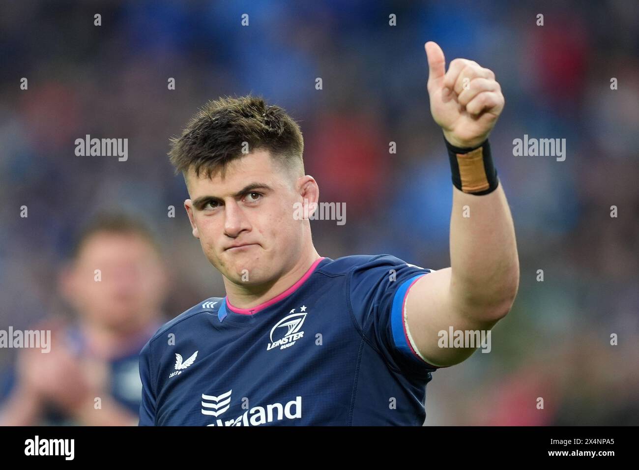 Leinster Rugby's Dan Sheehan celebrates their side’s victory in the ...