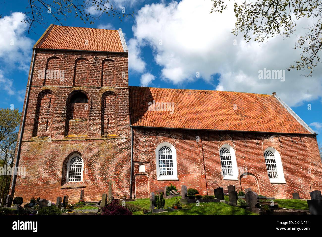 Protestant Reformed Church in Suurhusen, famous leaning church tower ...