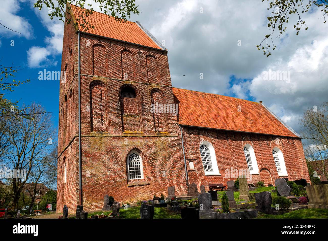 Protestant Reformed Church in Suurhusen, famous leaning church tower ...