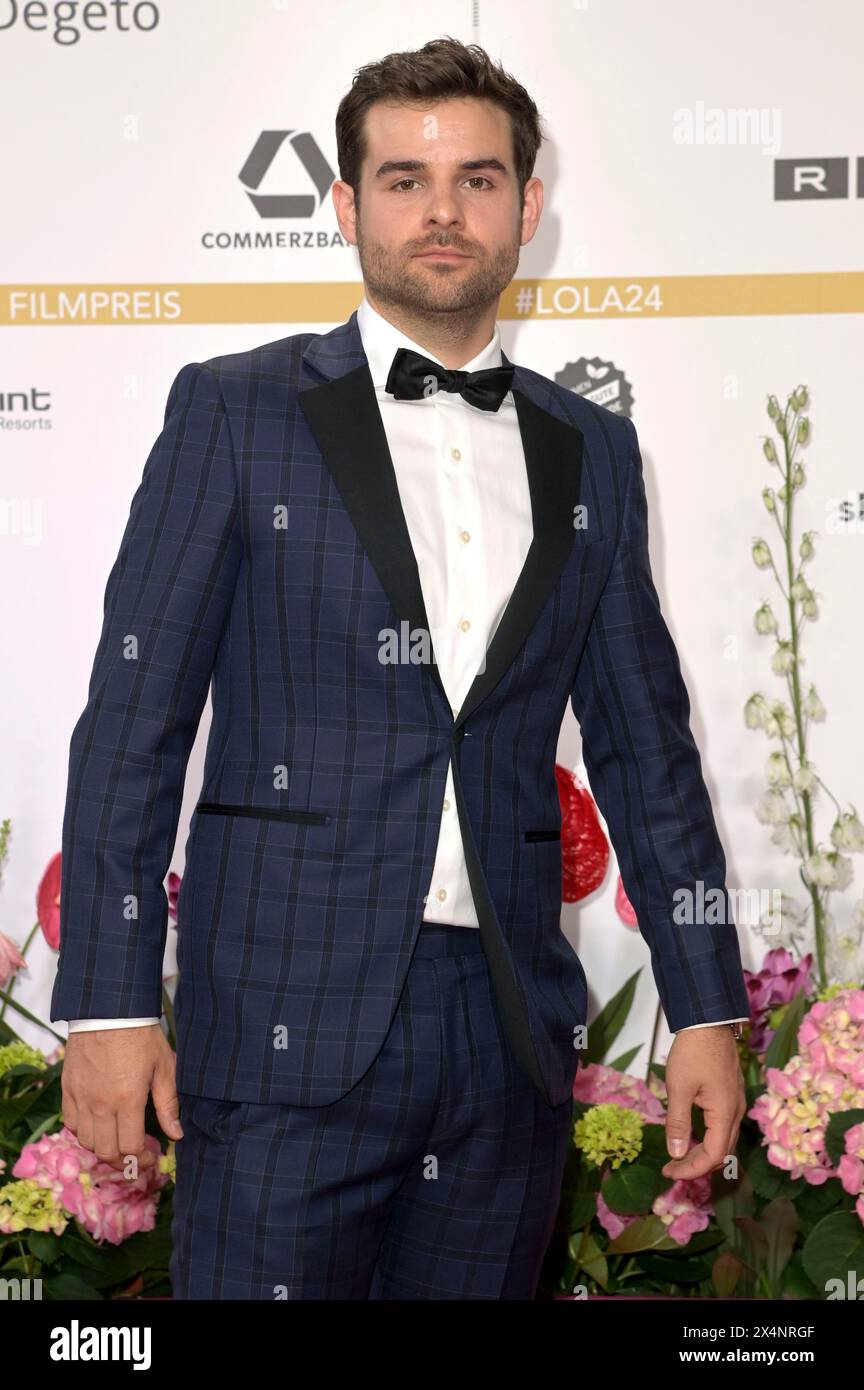 Lucas Reiber bei der 74. Verleihung des Deutschen Filmpreises 2024 im ...