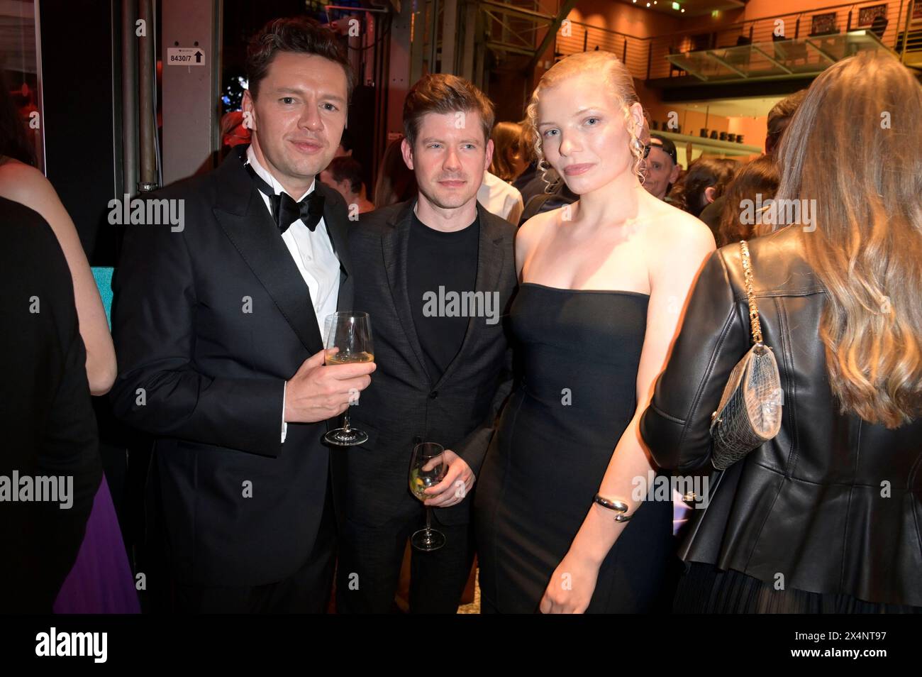 Christian Friedel, Benedikt Kauff und Luisa-Celine Gaffron bei der 74 ...