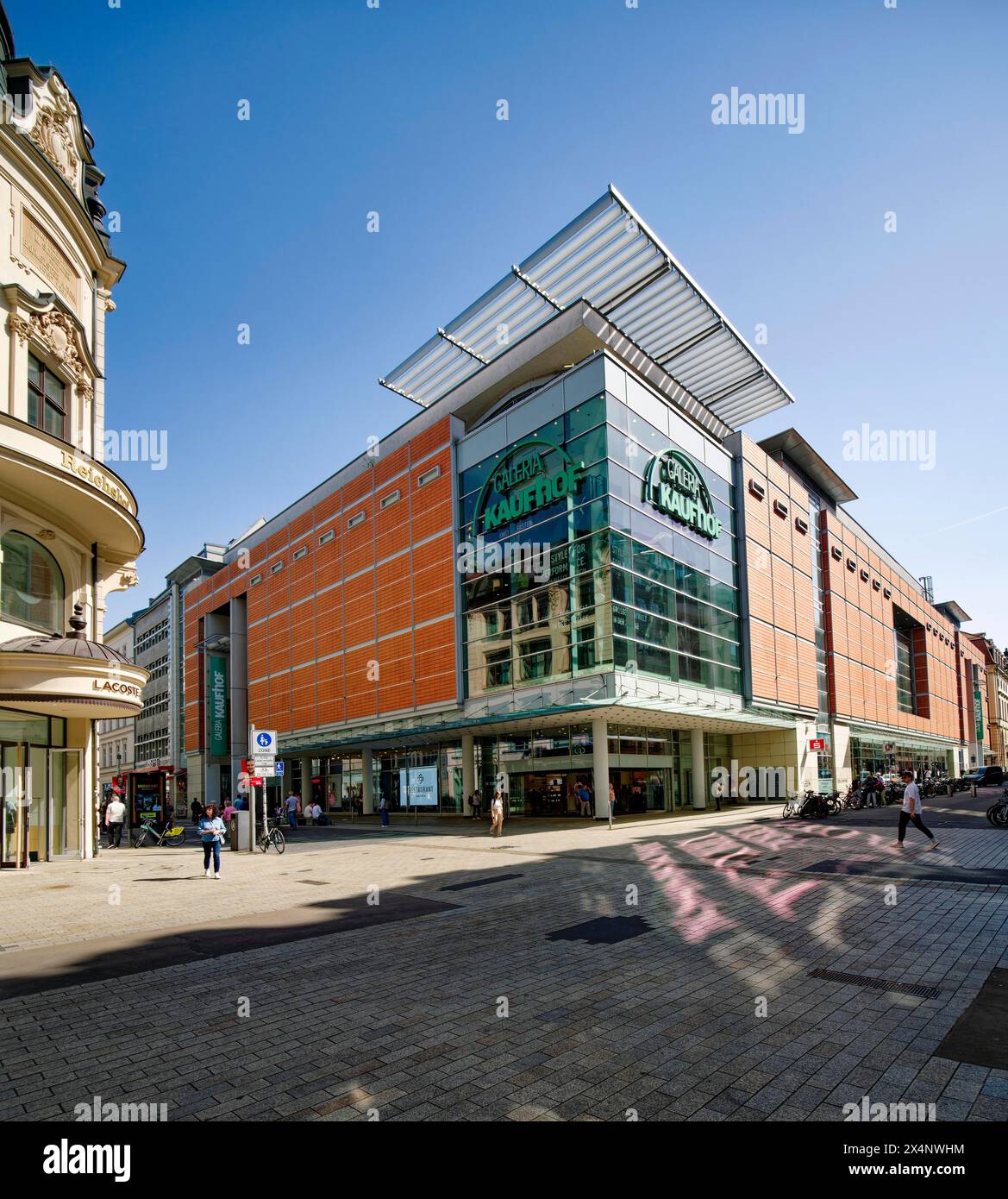 Galeria Kaufhof department stores' in Grimmaische Strasse, Leipzig ...