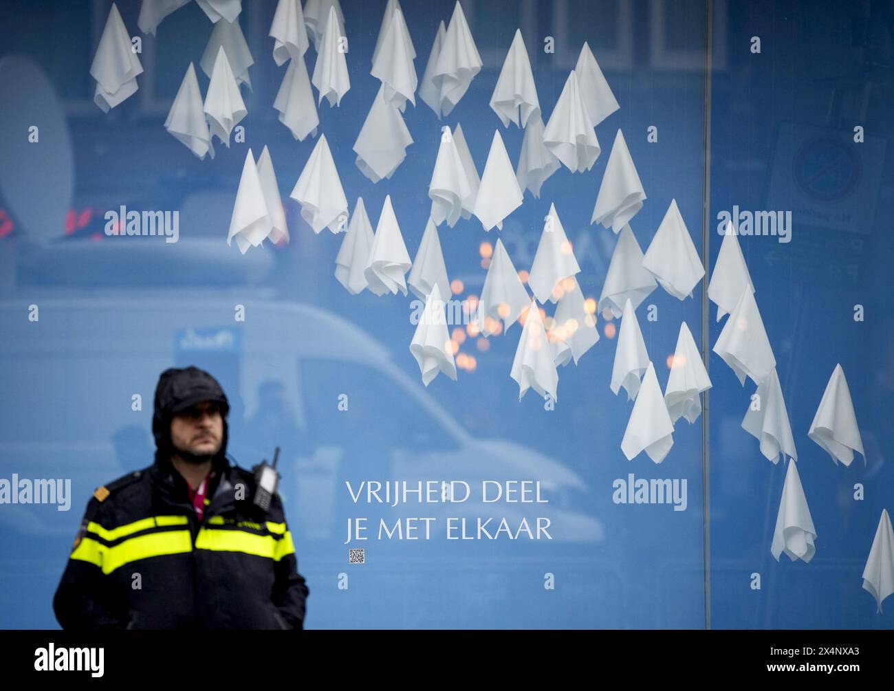 AMSTERDAM - Police on Dam Square during the National Remembrance Day ...