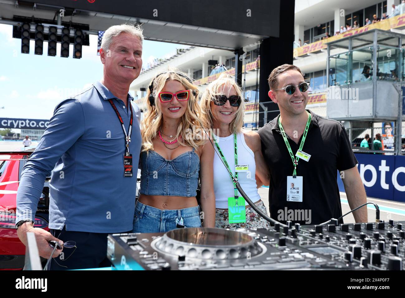 Miami, USA. 04th May, 2024. Grid atmosphere - DJ with David Coulthard ...