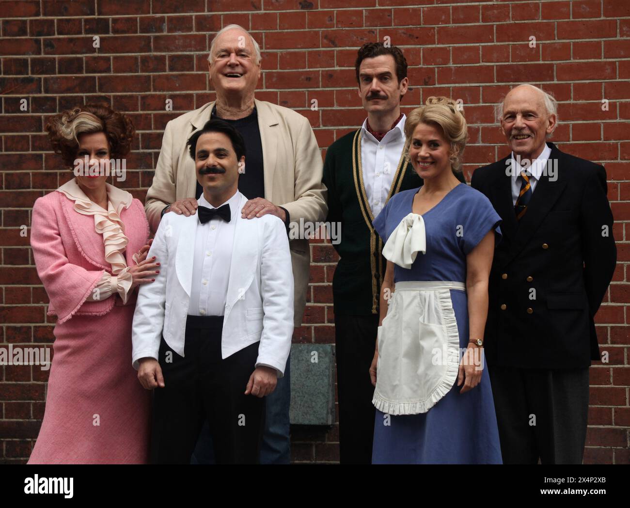 London.UK. L-R: Anna-Jane Casey, John Cleese, Hemi Yeroham, Adam ...