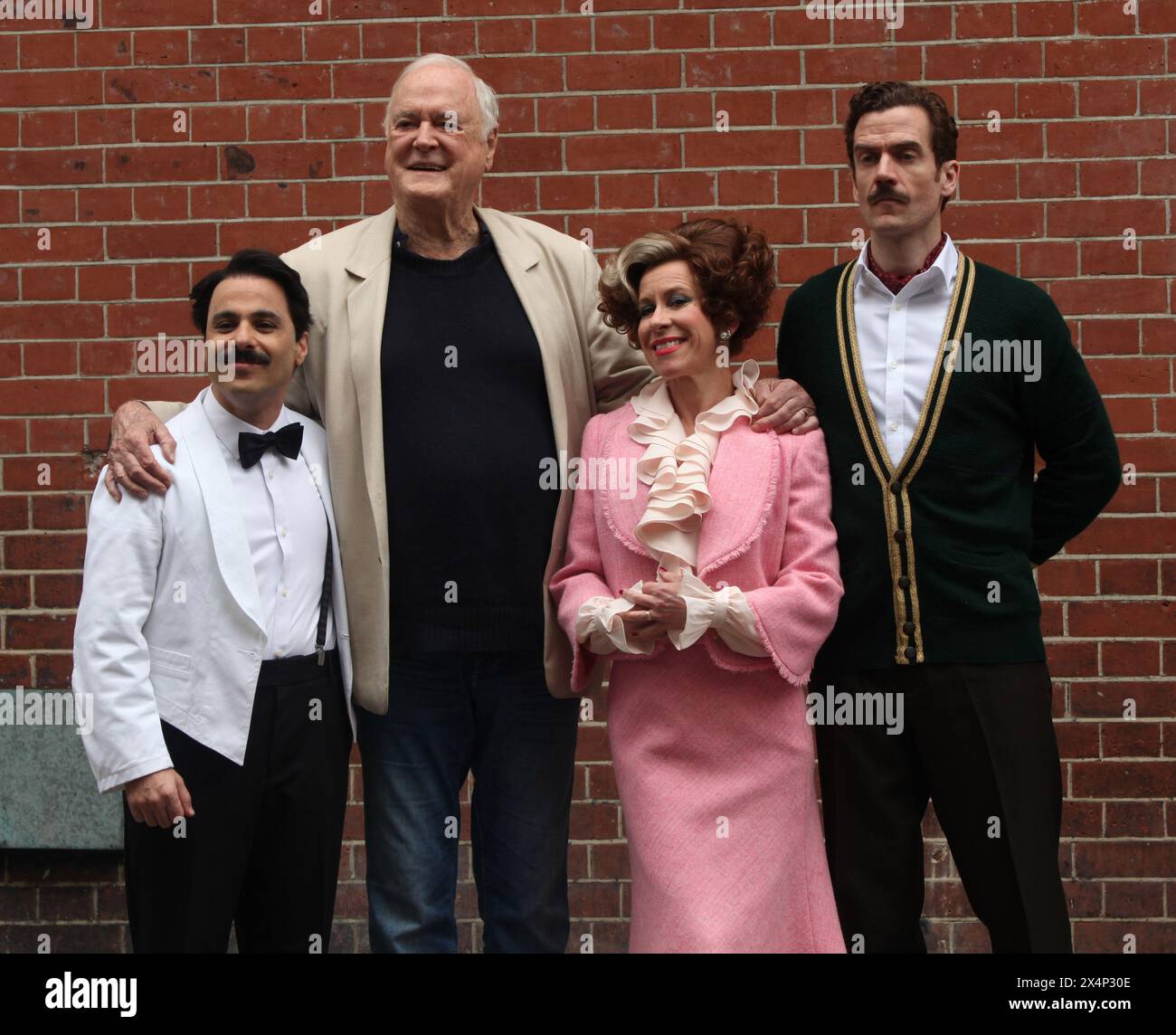 London.UK. Hemi Yeroham, John Cleese, Anna-Jane Casey and Adam Jackson ...