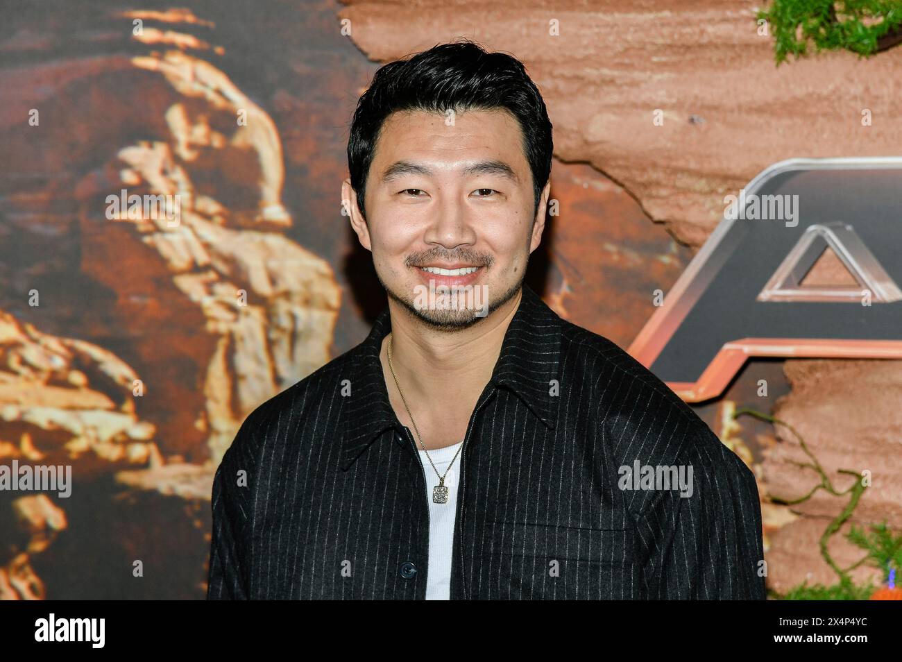 Simu Liu participates in a Netflix "Atlas" photo call at the Four ...