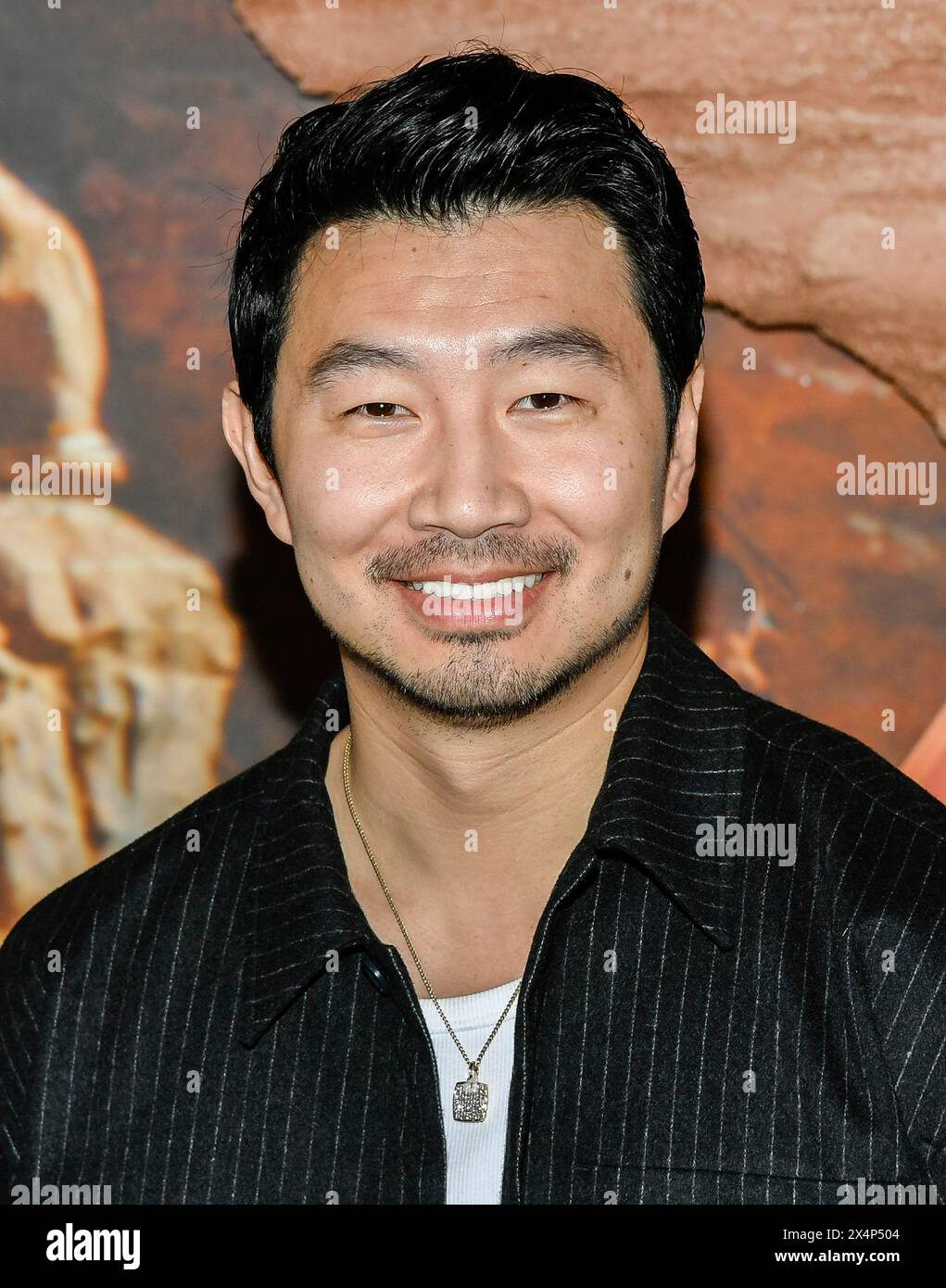 Simu Liu participates in a Netflix "Atlas" photo call at the Four ...