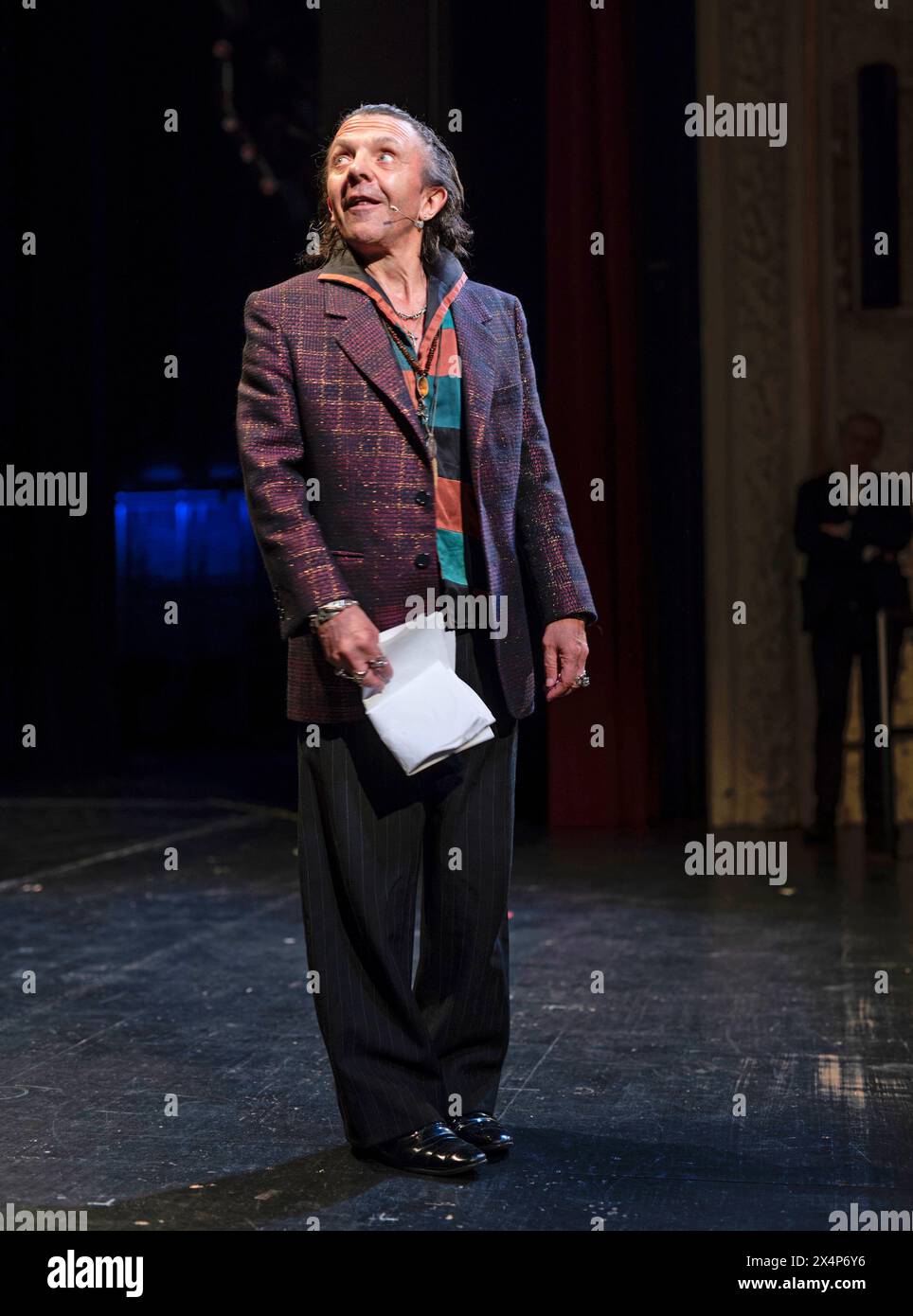 Schwerin, Germany. 04th May, 2024. Actor David Bennent, alias Oskar Matzerath in the film "The ...