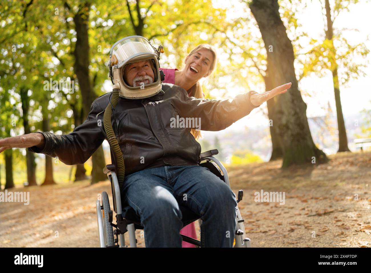Imitating flight hi-res stock photography and images - Alamy