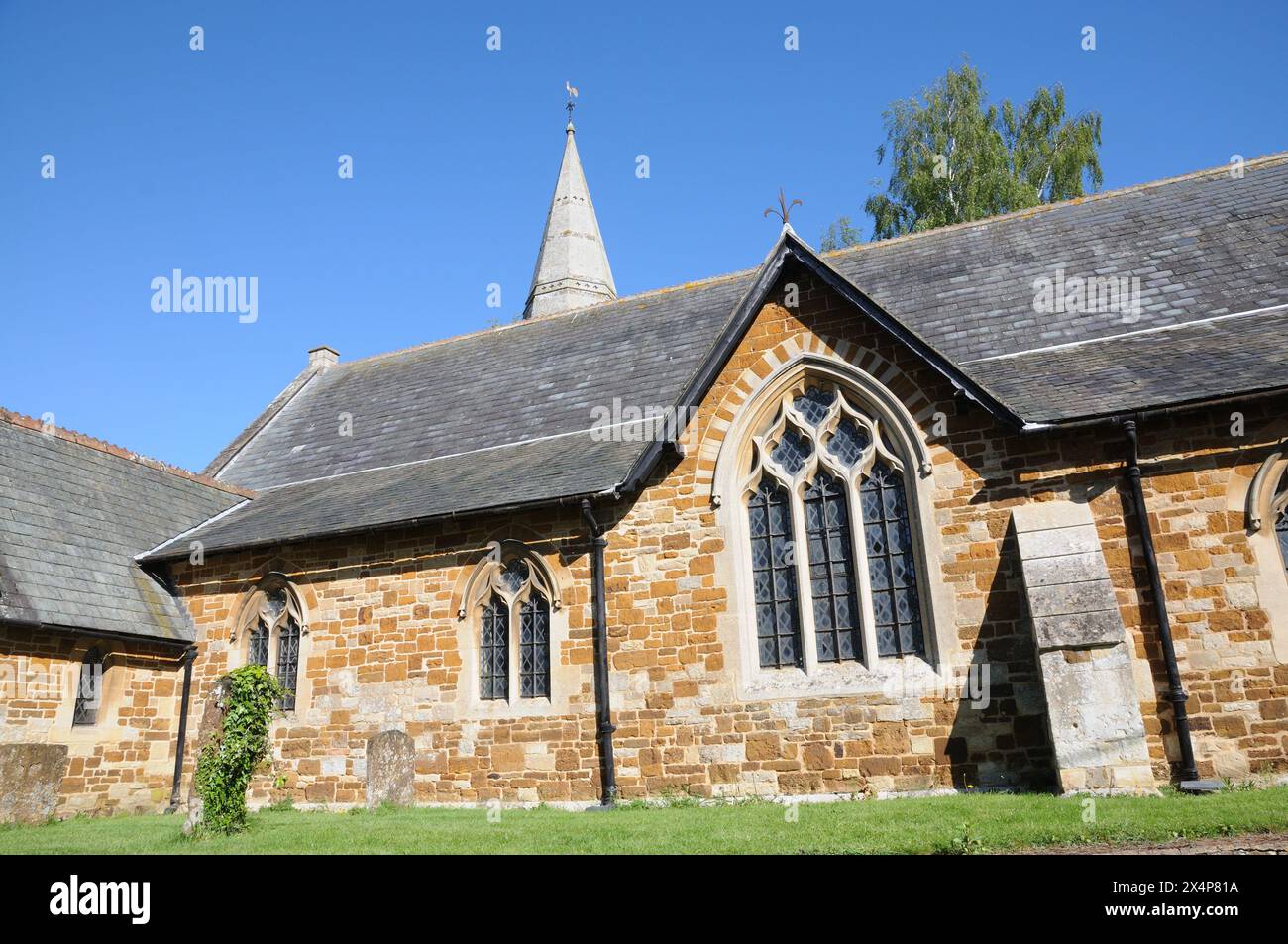 St John the Baptist Church, Abthorpe, Northamptonshire Stock Photo - Alamy